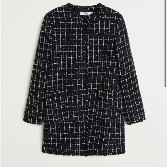 Mango | Jackets & Coats | Mango Tweed Coat Jacket | Poshmark
